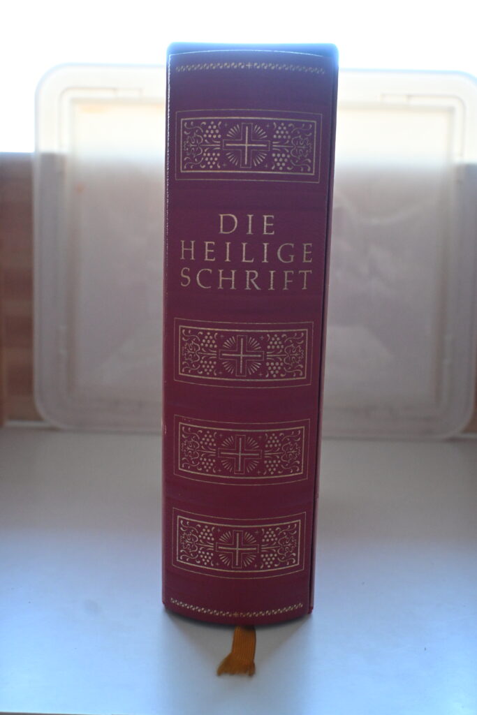 Die Heilige Schrift – Großformat-Bibel 1962, signiert von Papst Paulus ...